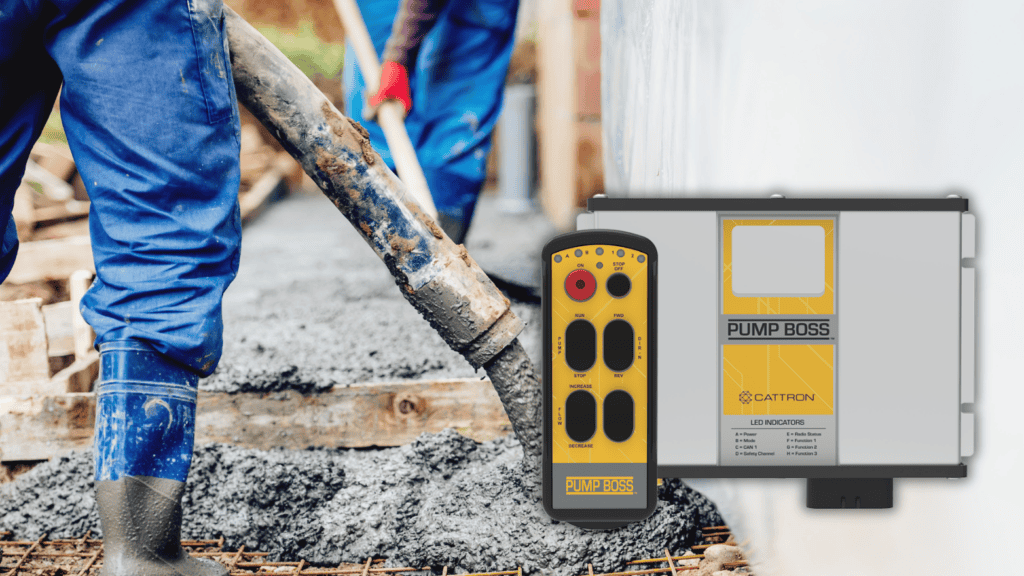 Concrete Pump Remote Control - Cattron